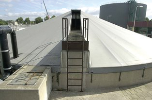 Accessible clarifier cover | WaterWorld