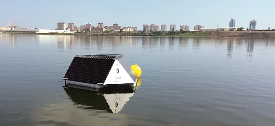 Solar powered buoy controls toxic algal blooms using ultrasound waves ...