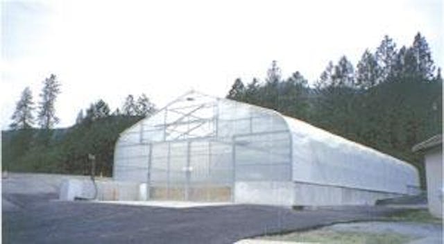 Sludge Drying System Features Solar 'Greenhouse' | WaterWorld