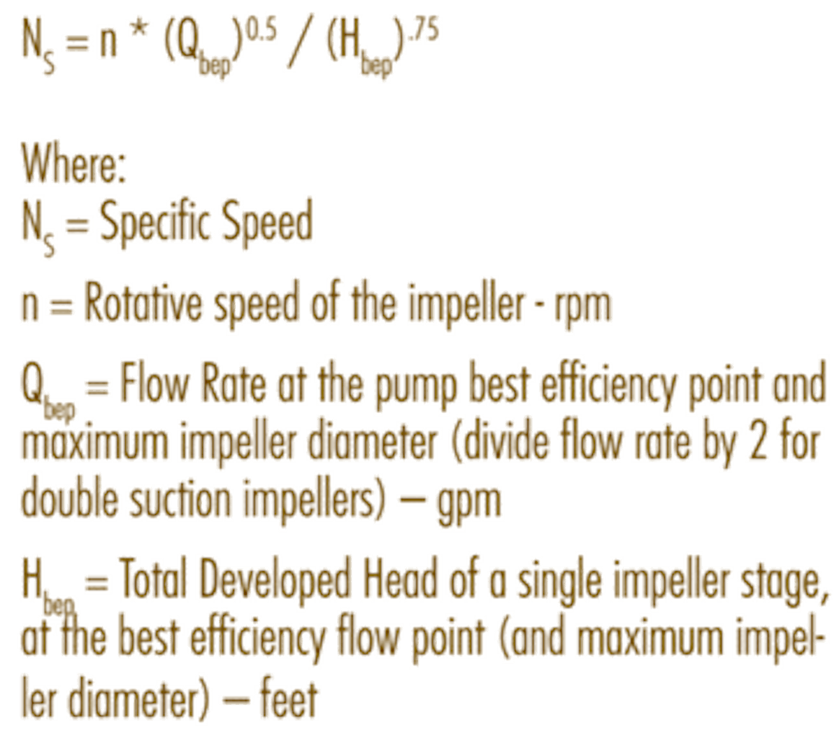 Back To Basics: Pump Specific Speed and Suction Specific Speed | WaterWorld