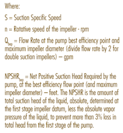 Back To Basics: Pump Specific Speed and Suction Specific Speed | WaterWorld