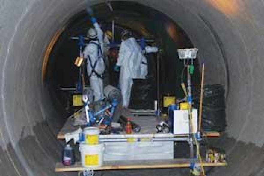 Sewer Line Rehabilitation using CFRP Structural Liners | WaterWorld