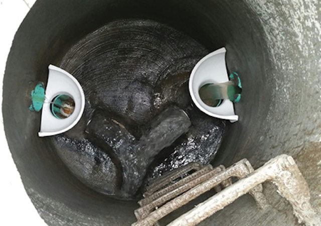 Inside Manhole Drops Replace Failed Outside Drops | WaterWorld