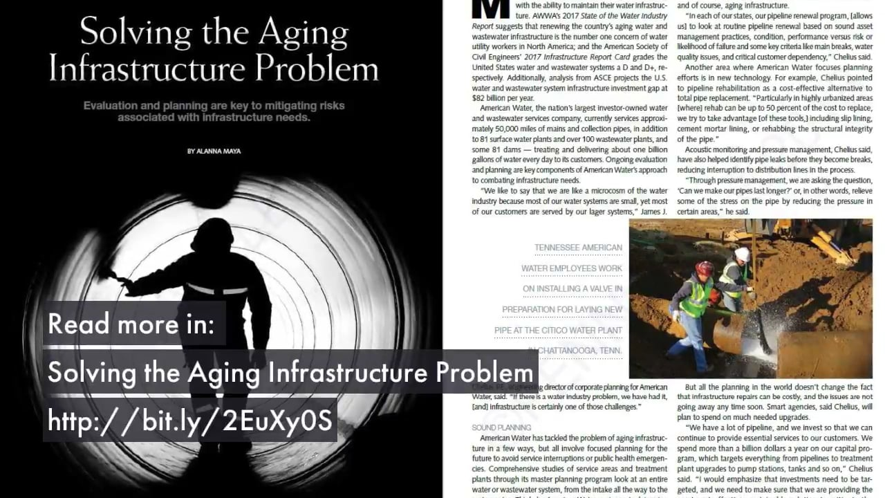 Solving the Aging Infrastructure Problem - Trailer | WaterWorld