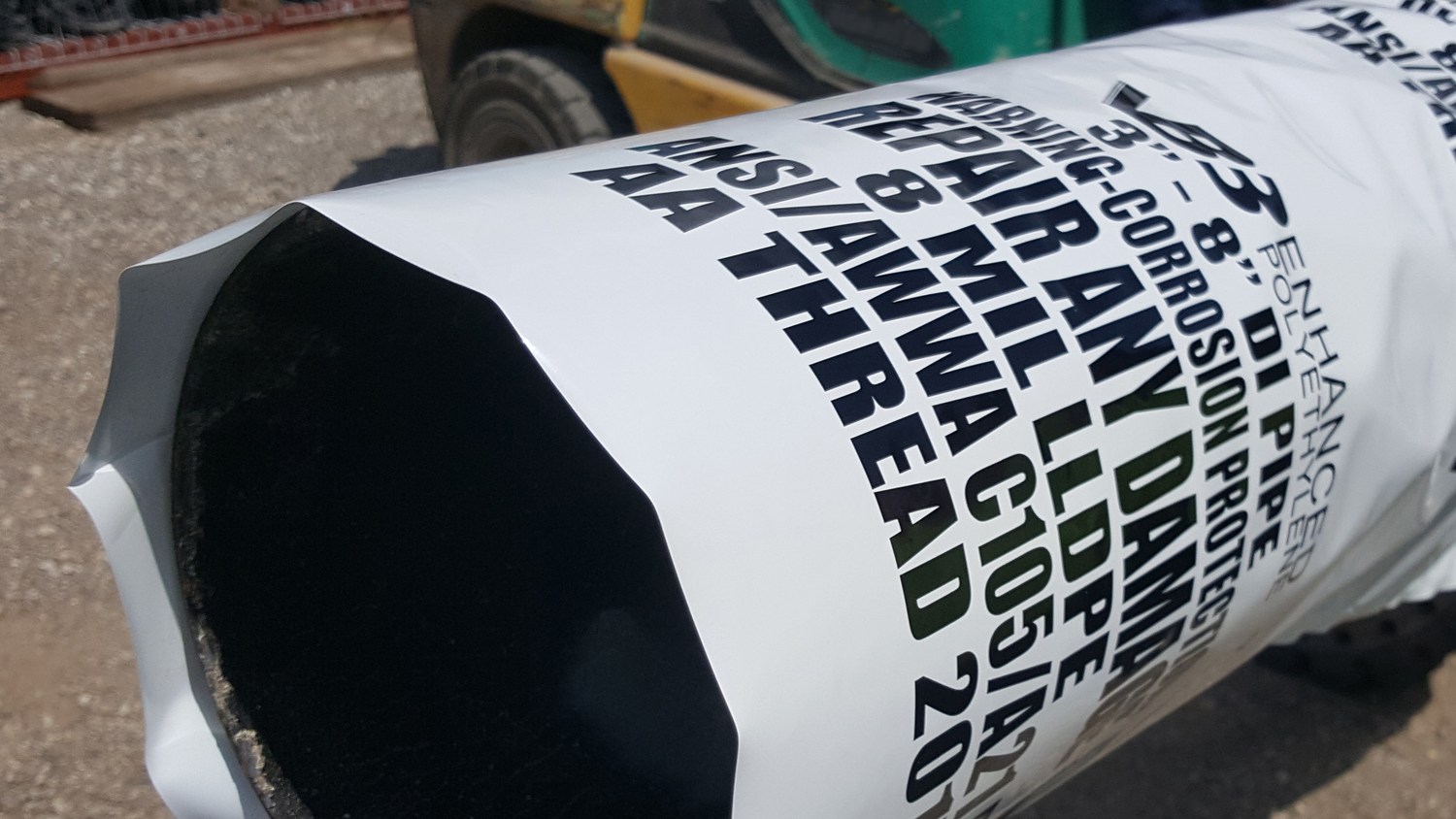 Polywrap For Ductile Iron Pipe